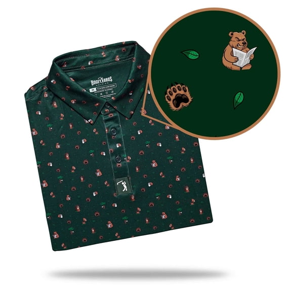 Bogey Bros Golf Nature Calls Polo Nature Calls Small - Walmart.com