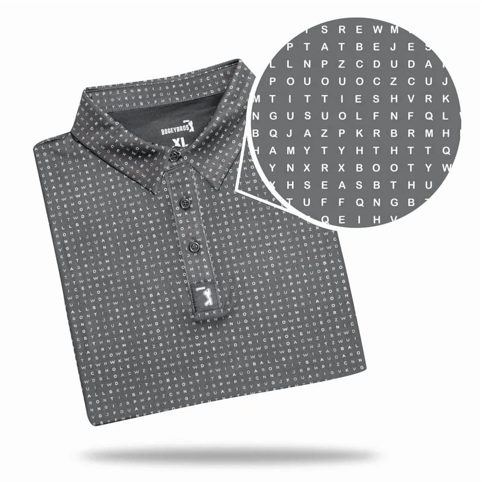 Bogey Bros Golf Word Search Polo Word Search Extra Large - Walmart.com