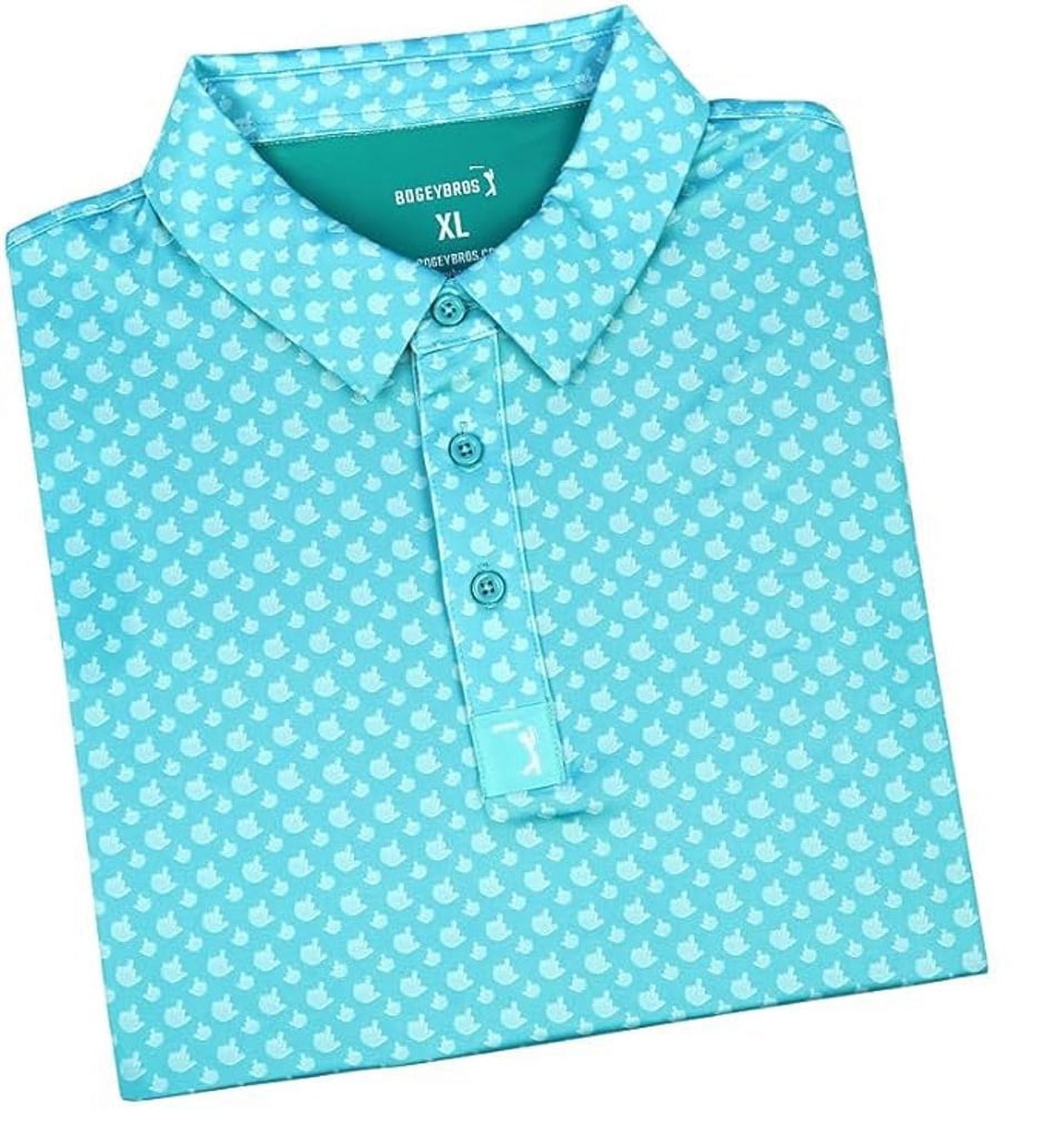 Bogey Bros Men's 4 Way Stretch Short Sleeve Golf Polo Shirt - Walmart.com