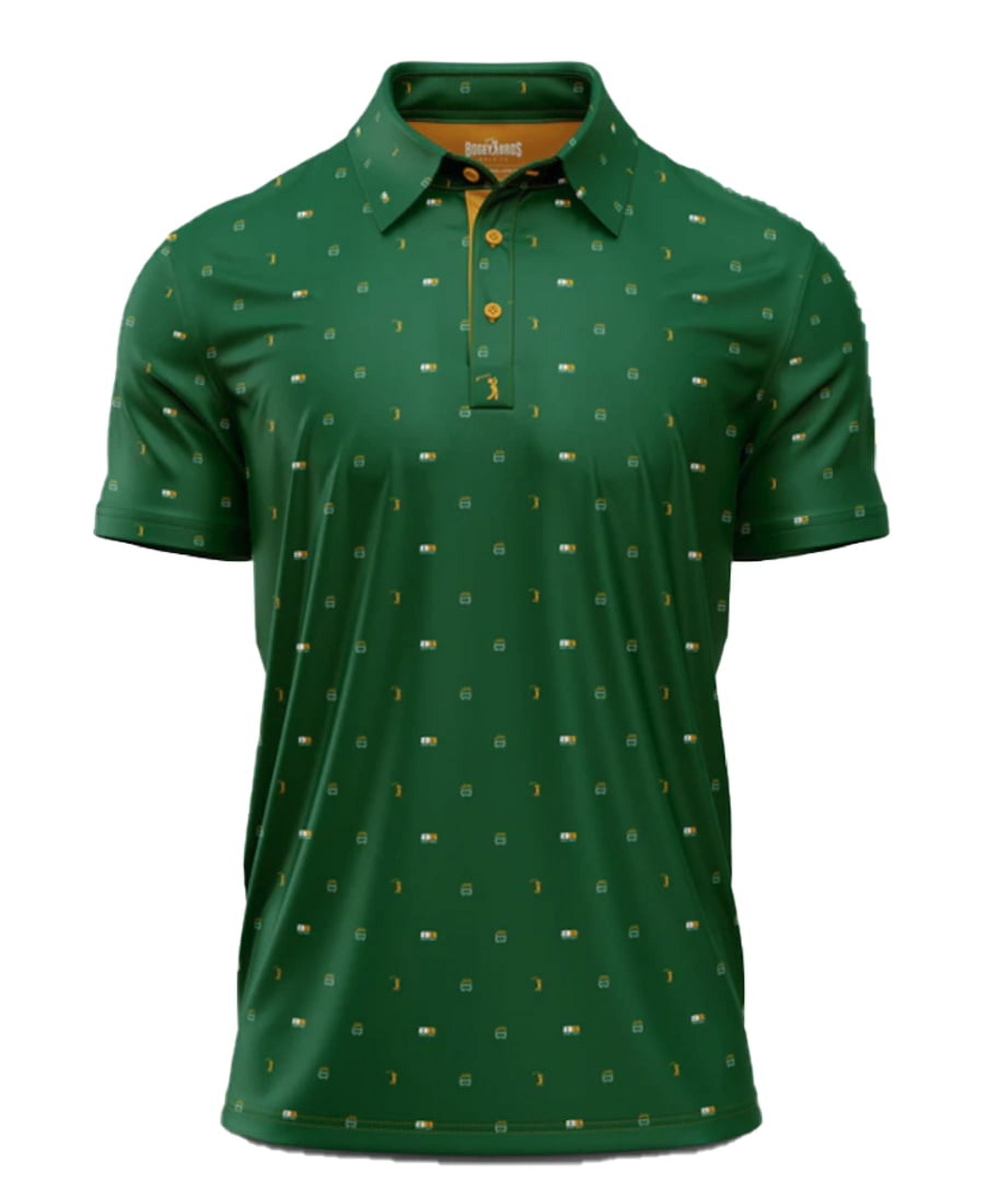 Bogey Bros Men's 4 Way Stretch Short Sleeve Golf Polo Shirt - Walmart.com