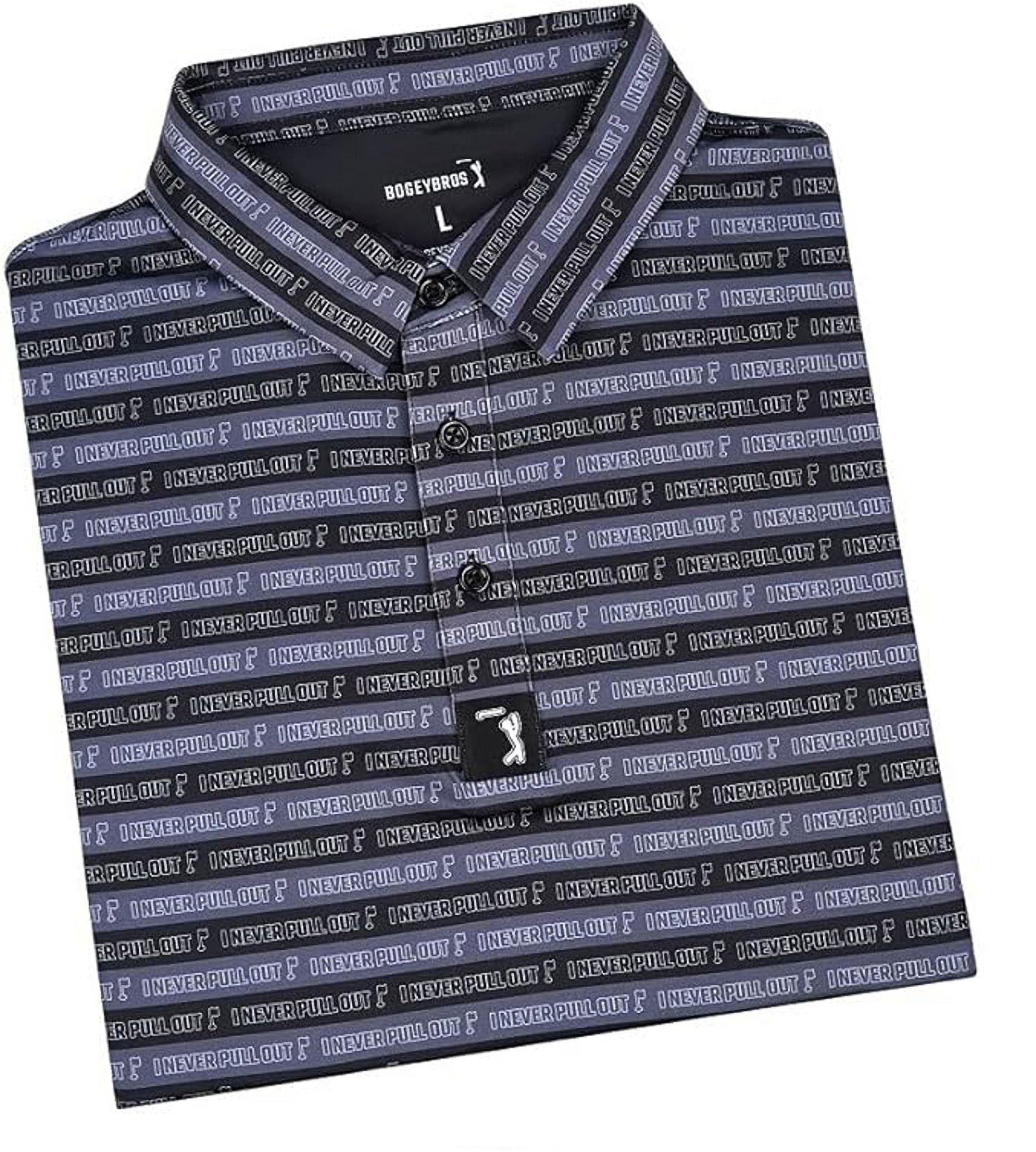 Bogey Bros Men's 4 Way Stretch Short Sleeve Golf Polo Shirt (XX-Large ...