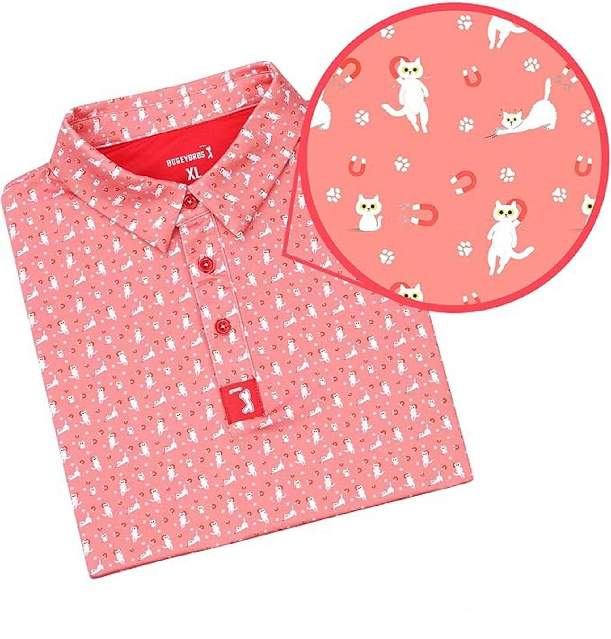 Bogey Bros Men's 4 Way Stretch Short Sleeve Golf Polo Shirt - Walmart.com