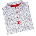 Bogey Bros Men's 4 Way Stretch Short Sleeve Golf Polo Shirt (Large ...