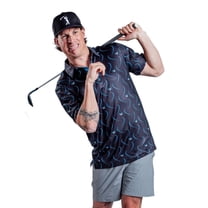 Bogey Bros Men's 4 Way Stretch Short Sleeve Golf Polo Shirt - Walmart.com