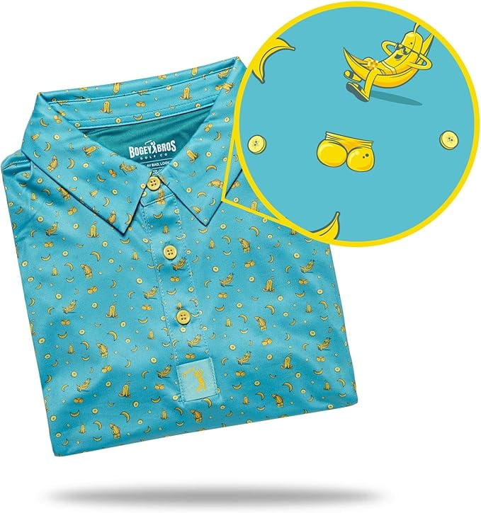 Bogey Bros Men's 4 Way Stretch Short Sleeve Golf Polo Shirt - Walmart.com