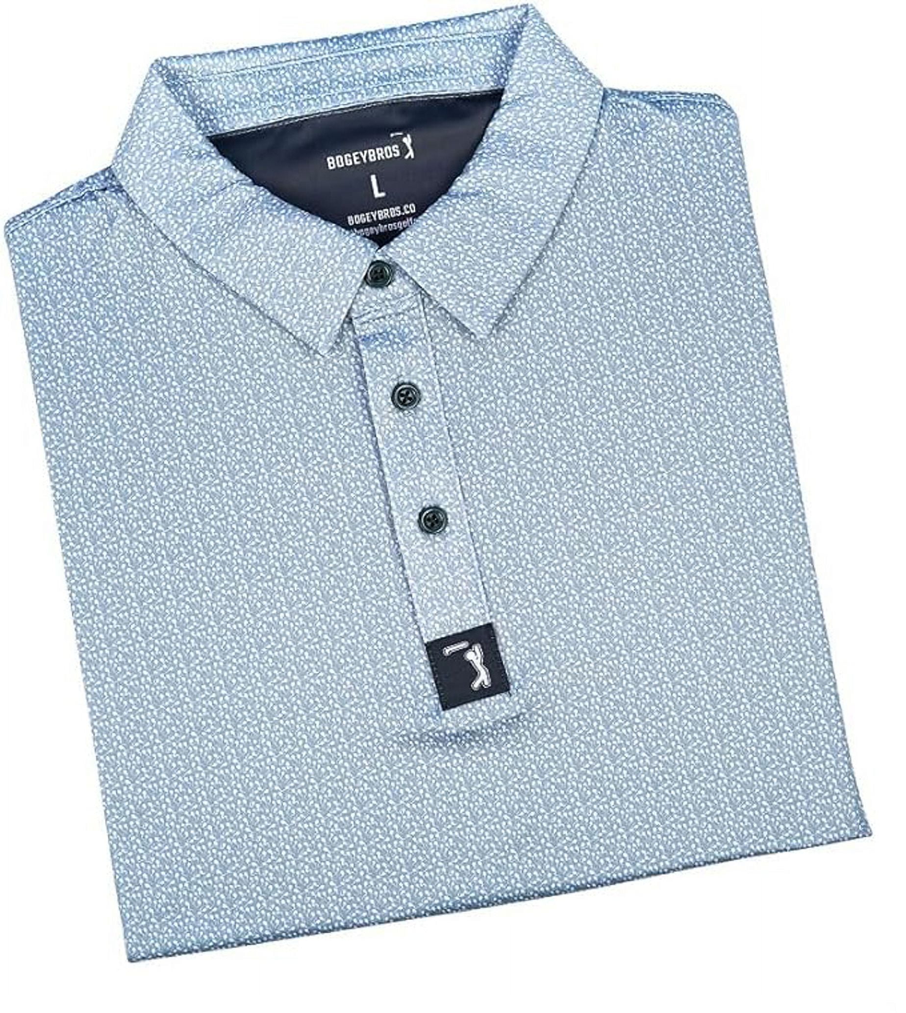 Bogey Bros Men's 4 Way Stretch Short Sleeve Golf Polo Shirt (Medium ...