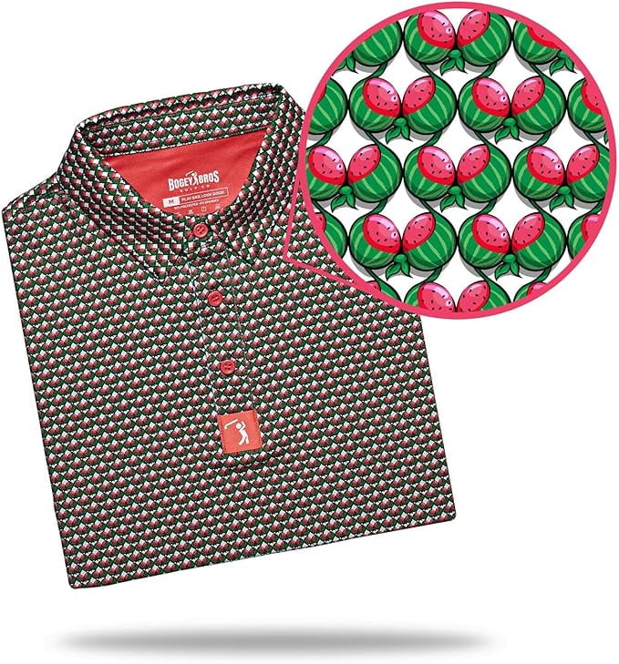 Bogey Bros Men's 4 Way Stretch Short Sleeve Golf Polo Shirt (XX-Large ...