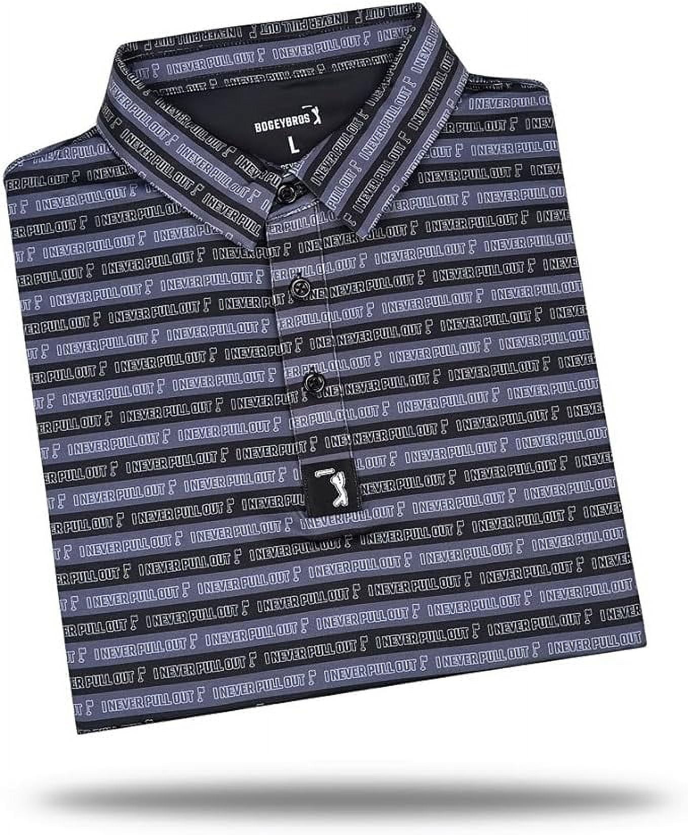 Bogey Bros Men's 4 Way Stretch Short Sleeve Golf Polo Shirt - Walmart.com