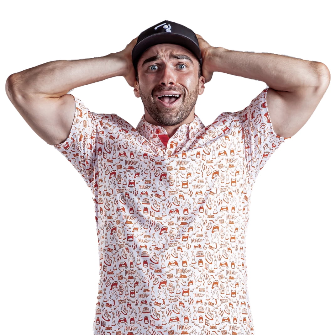 Bogey Bros Men's 4 Way Stretch Short Sleeve Golf Polo Shirt. - Walmart.com