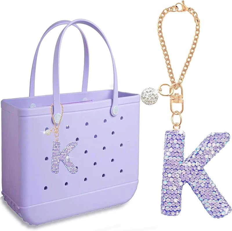 Bogg Bag Accessories,Bogg Bag Charms Keychain for Women Girls,Letter ...