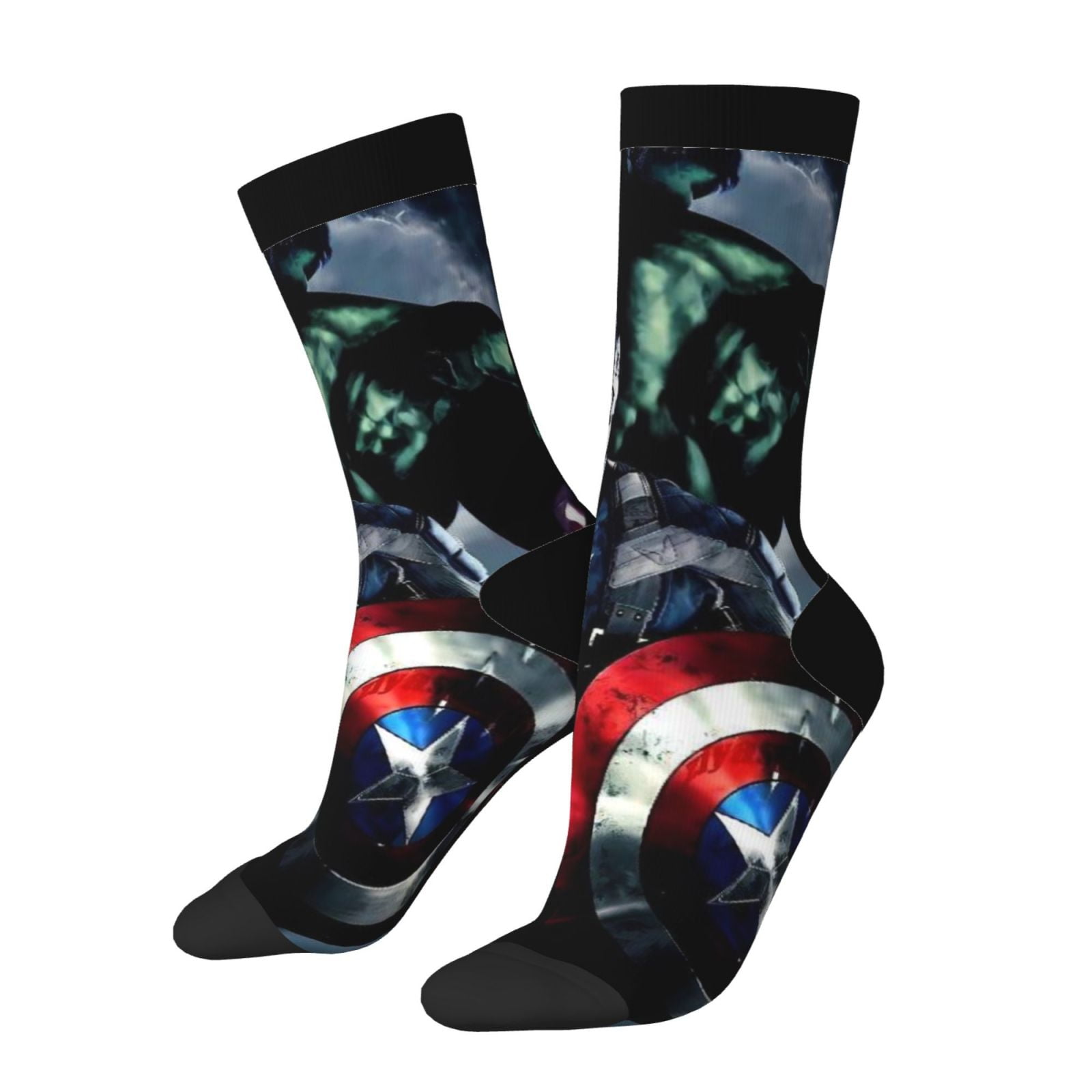 Bogiau Avengers (14) Pattern Crew Socks Unisex– Soft & Breathable Socks for Men & Women, One ...