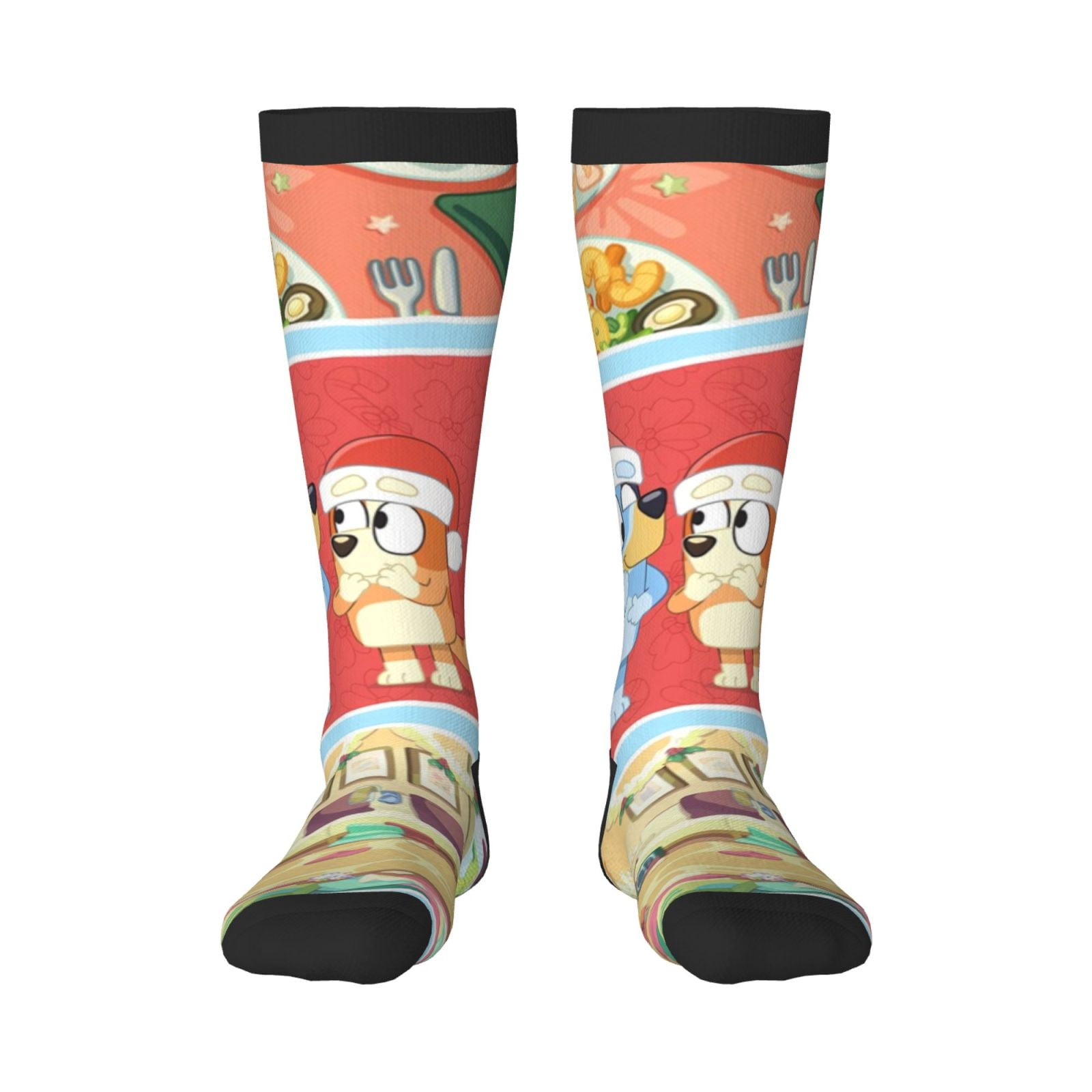 Bogiau Bluey Print Long Socks,Novelty Design Socks Gift for Men and ...