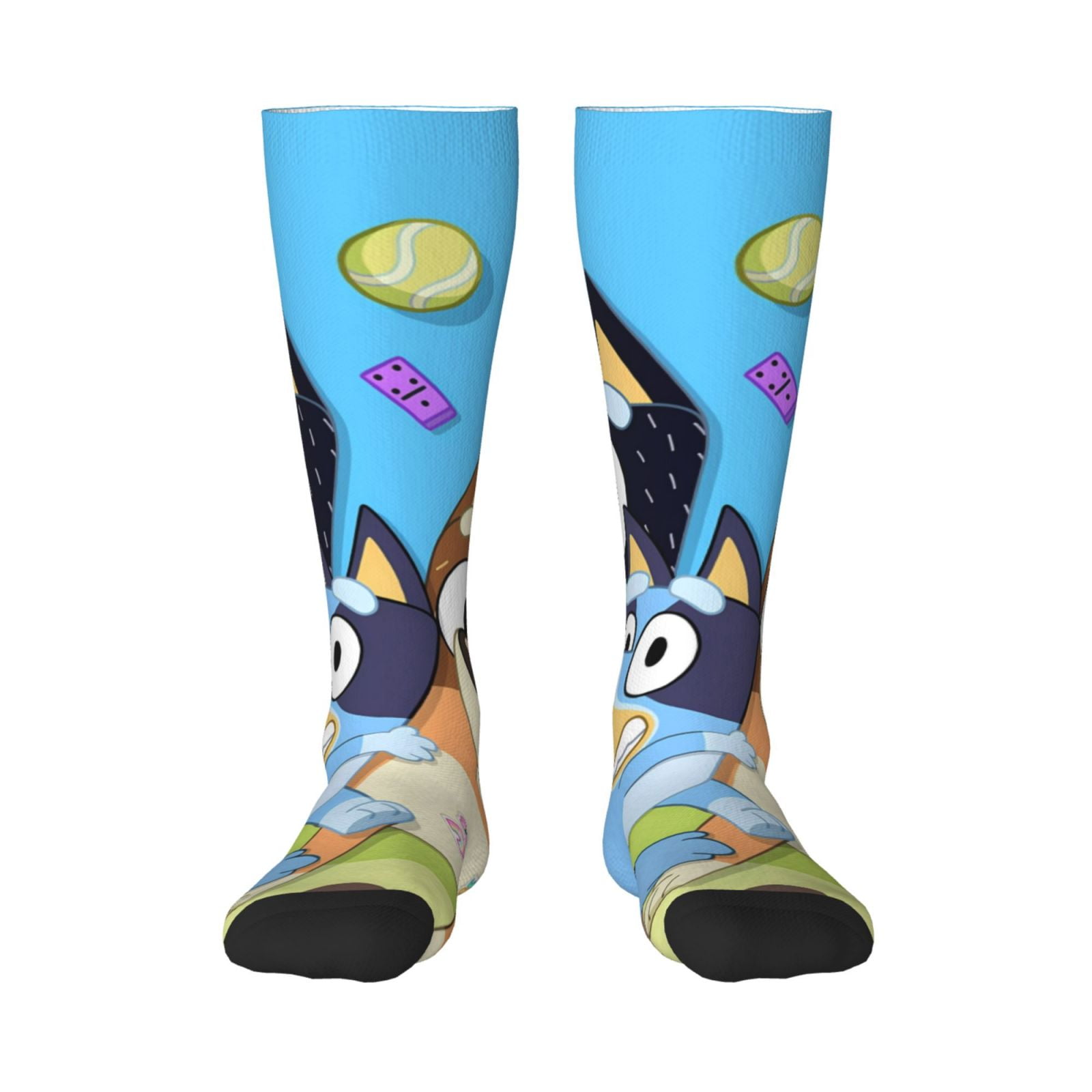 Bogiau Bluey Print Long Socks,Novelty Design Socks Gift for Men and ...
