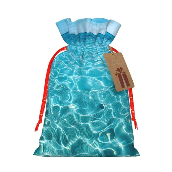 Bogiau Crystal Clear Ocean Waves Pattern Christmas Gift Bags ,Party ...
