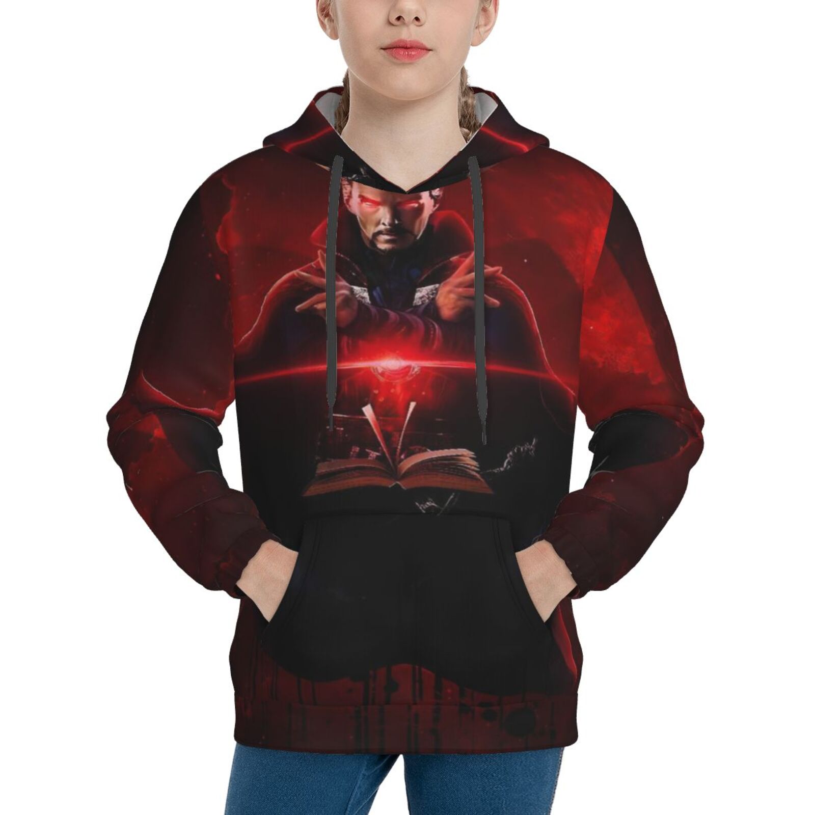 Bogiau Doctor Strange (5) Patten Youth Hoodie Sweatshirt Pullover with ...