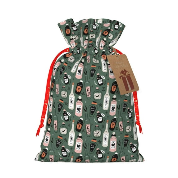 Bogiau Halloween Potions Pattern Christmas Gift Bags ,Party Gift Bag ...