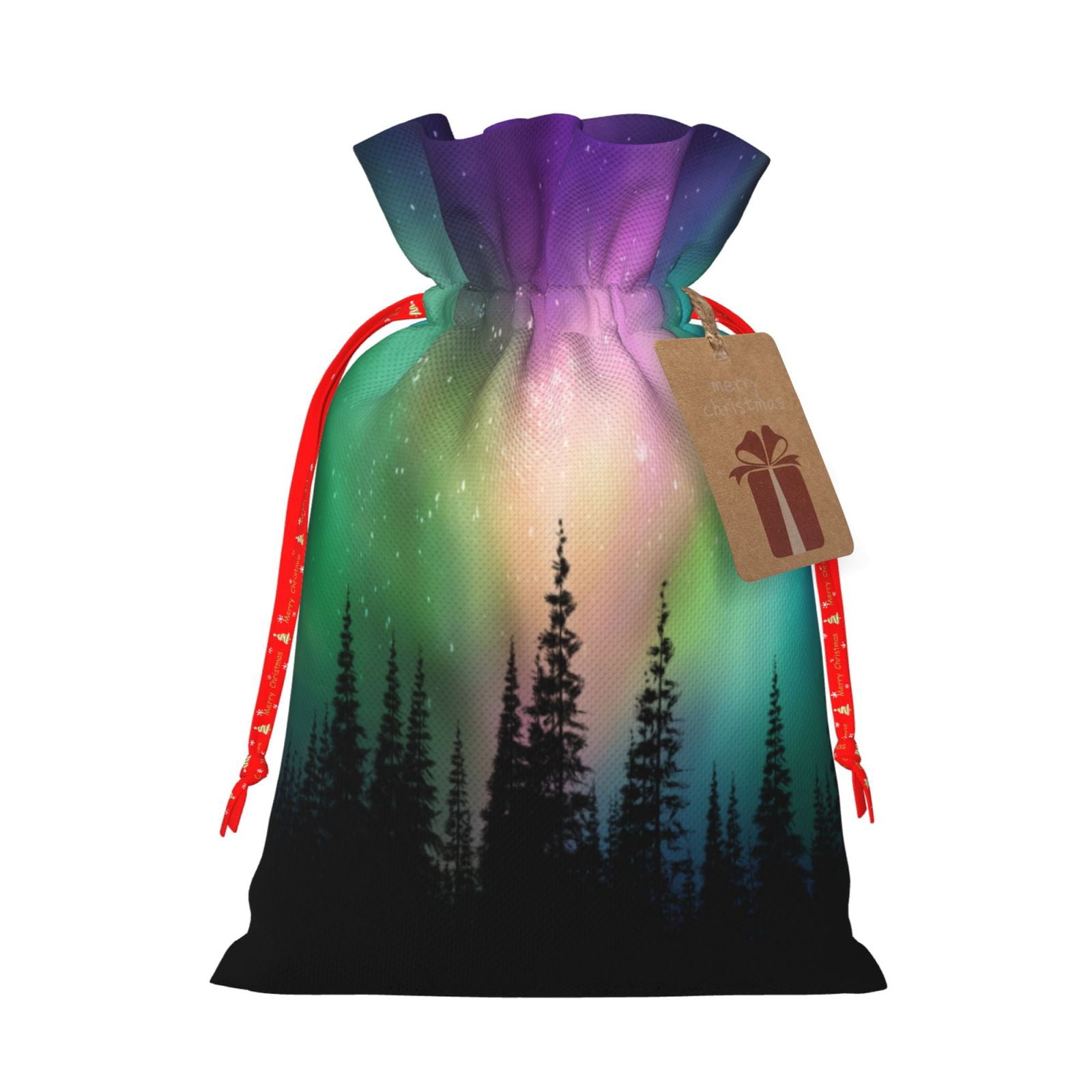 Bogiau Northern Lights Pattern Christmas Gift Bags ,Party Gift Bag ...