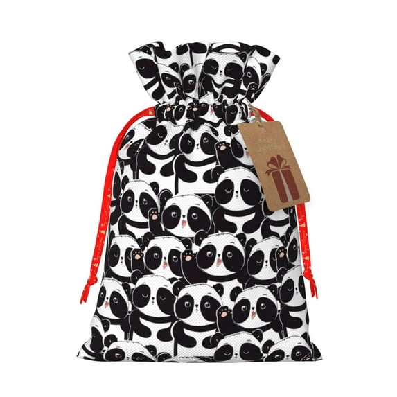 Bogiau Panda Pattern Christmas Gift Bags ,Party Gift Bag, Christmas ...