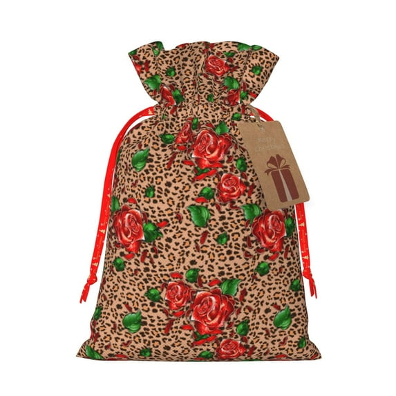 Bogiau Rose Mix Leopard 1 Pattern Christmas Gift Bags ,Party Gift Bag ...