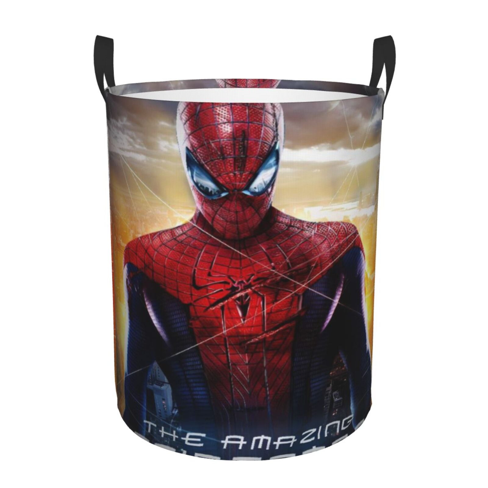 Bogiau Spider-Man (17) Pattern Tall Laundry Hamper Basket - Woven Rope ...