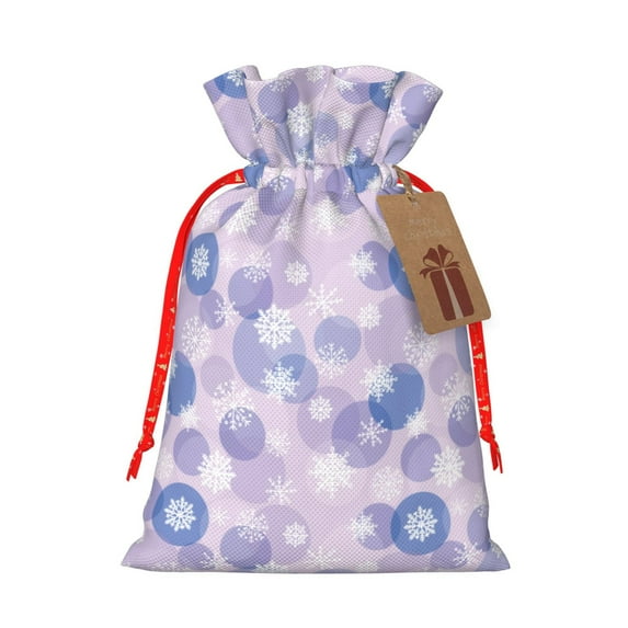 Bogiau Winter With Snowflakes Pattern Christmas Gift Bags ,Party Gift ...