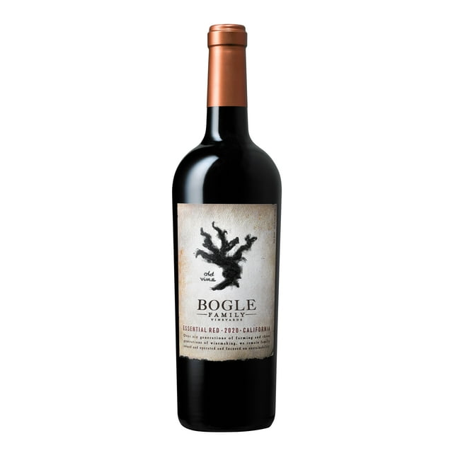 Bogle Vineyards Essential Red Old Vine California, 750 ml Glass Bottle ...