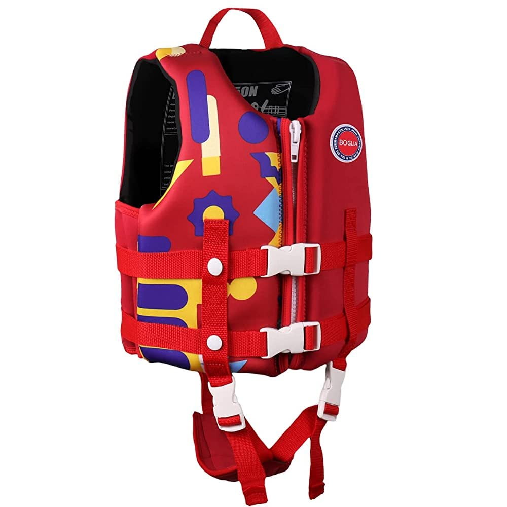 Boglia Kids Swim Vest Life Jacket Life Vest Pool Float with Adjustable ...