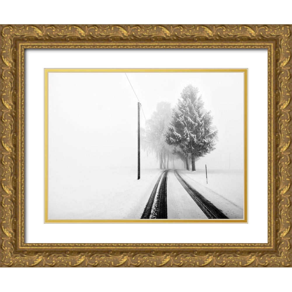 Bogner, Franz 14x12 Gold Ornate Wood Framed with Double Matting Museum ...