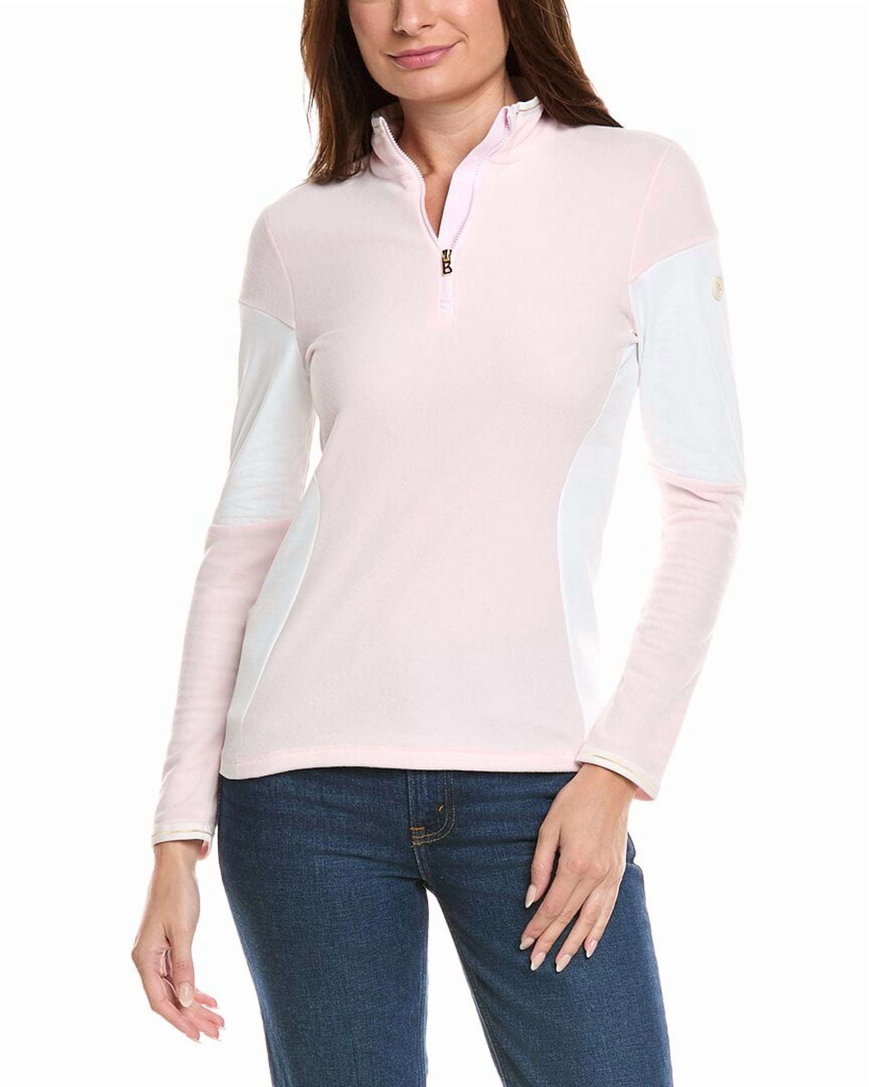 Bogner womens Becky1 1/4-Zip Pullover, 16, Pink - Walmart.com