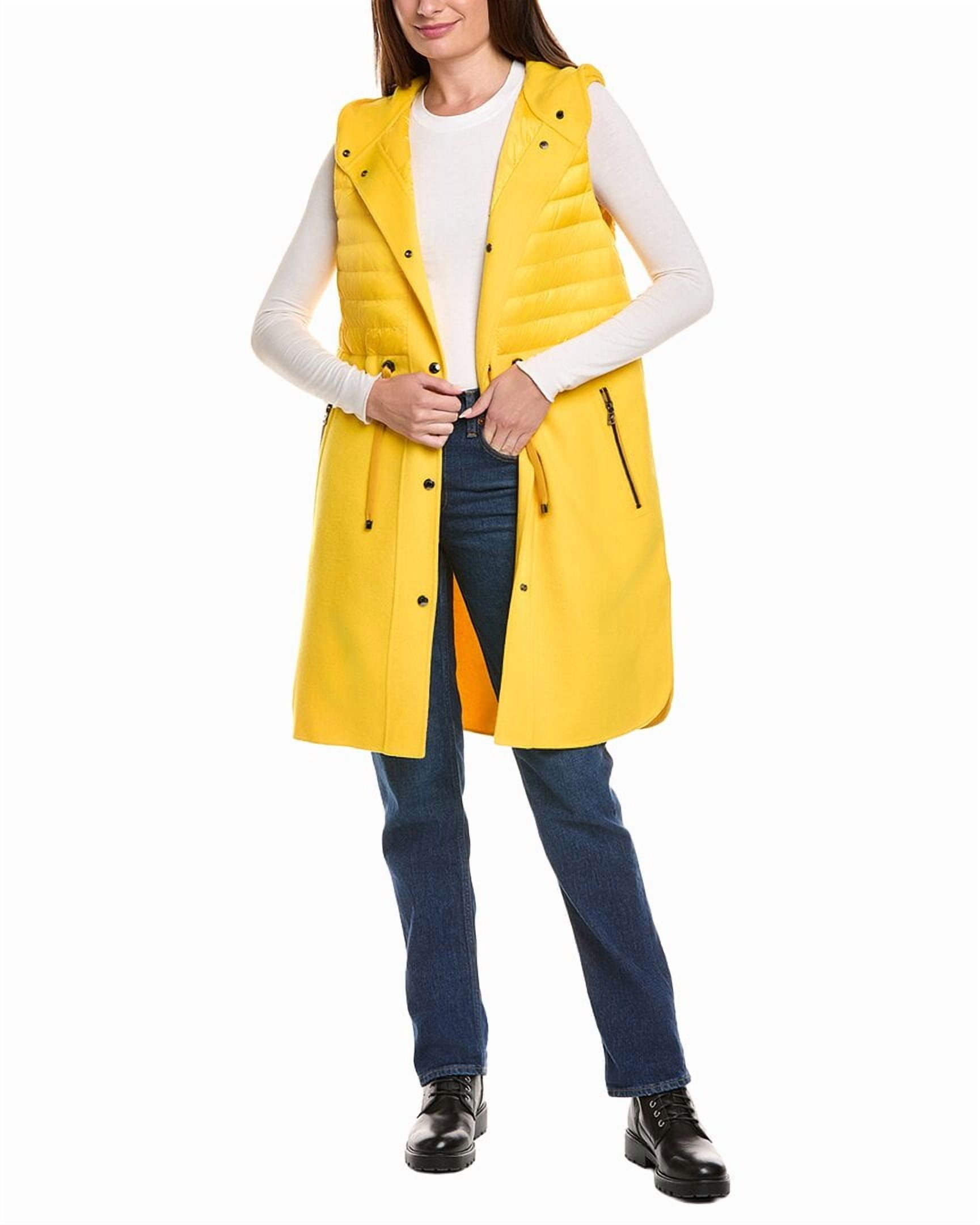 Bogner womens Joelle Wool Down Long Vest, 12, Yellow - Walmart.com