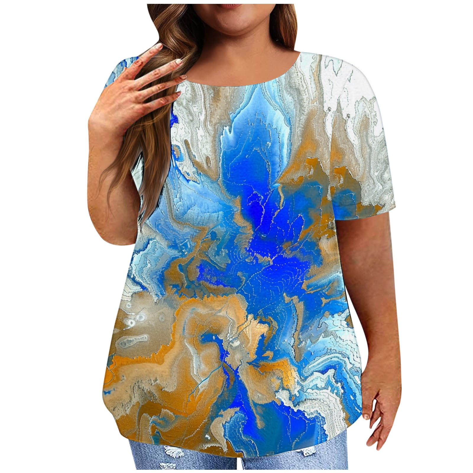 Bogo Blouses For Women Dressy Casual 2025 3/4 Length Sleeve Womens Tops ...