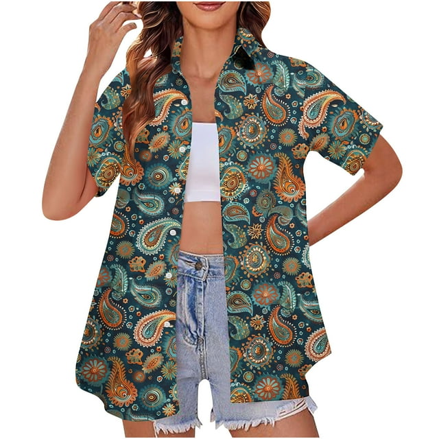 Bogo Cute Summer Tops For Women 2025 Vacation Womens Summer Tops ...