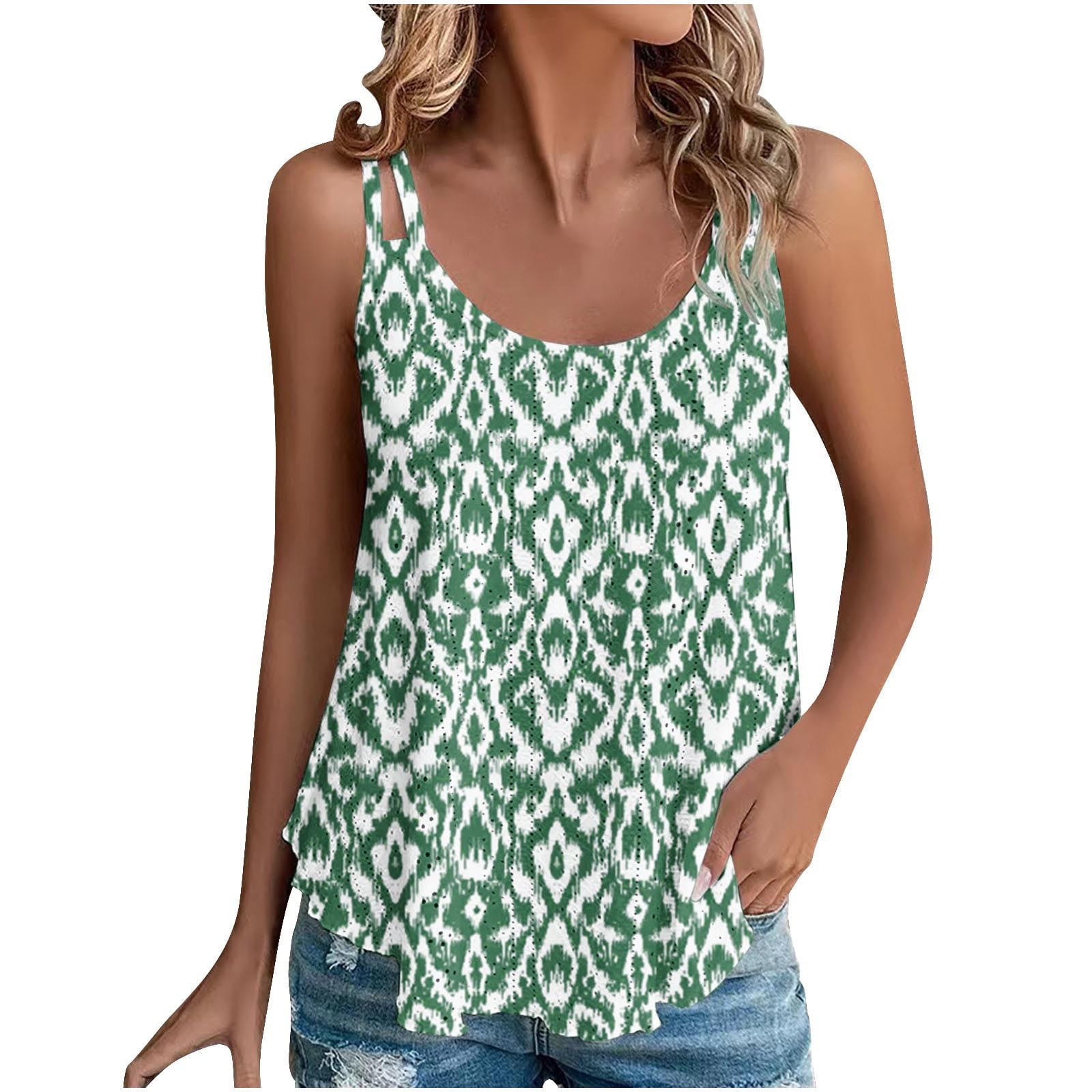 Plus Size Sexy Summer Tops For Curvy Women Long White Tank Tops For ...