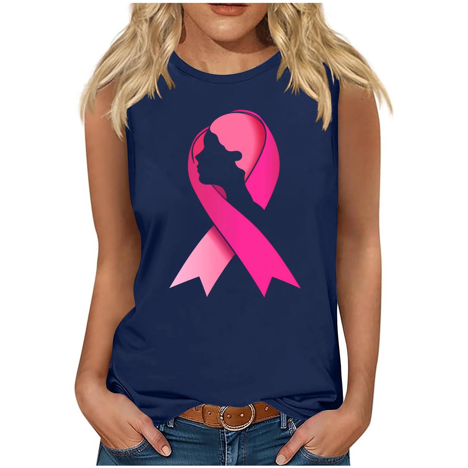 Bogo Plus Size Summer Tops For Curvy Women 4X Womens Tank Tops Pack V ...