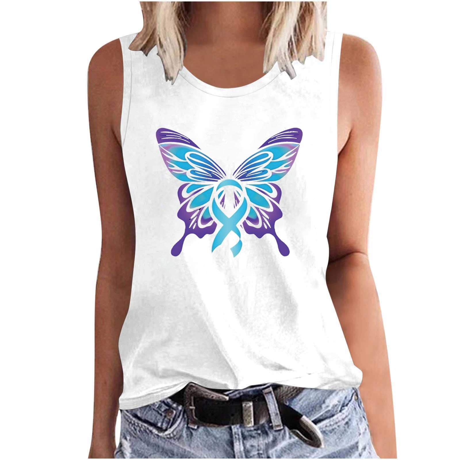 Sexy Summer Tops For Women Going Out Loose Fitting Cotton Tank Top ...
