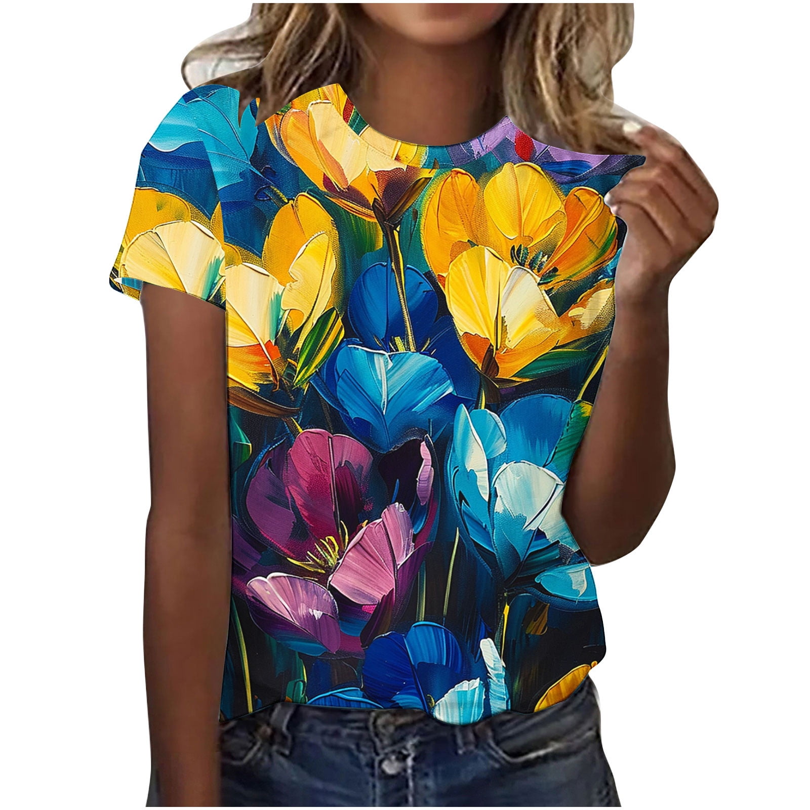 Bogo Spring Blouses For Women 2025 Womens Petite Tops Only Womens ...
