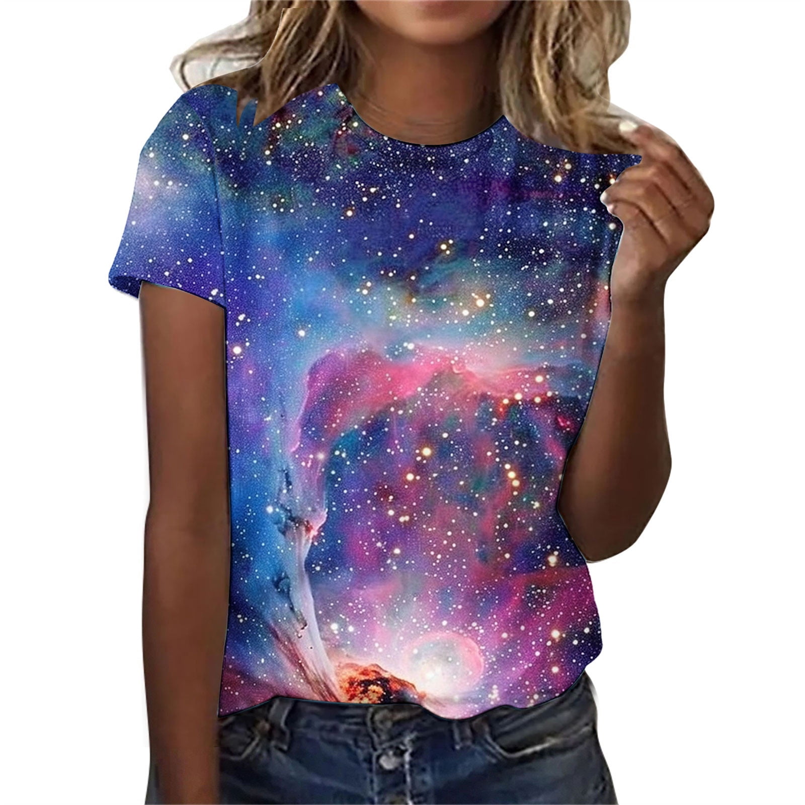 Bogo Spring Blouses For Women 2025 Womens Short Sleeve Tops Dressy ...