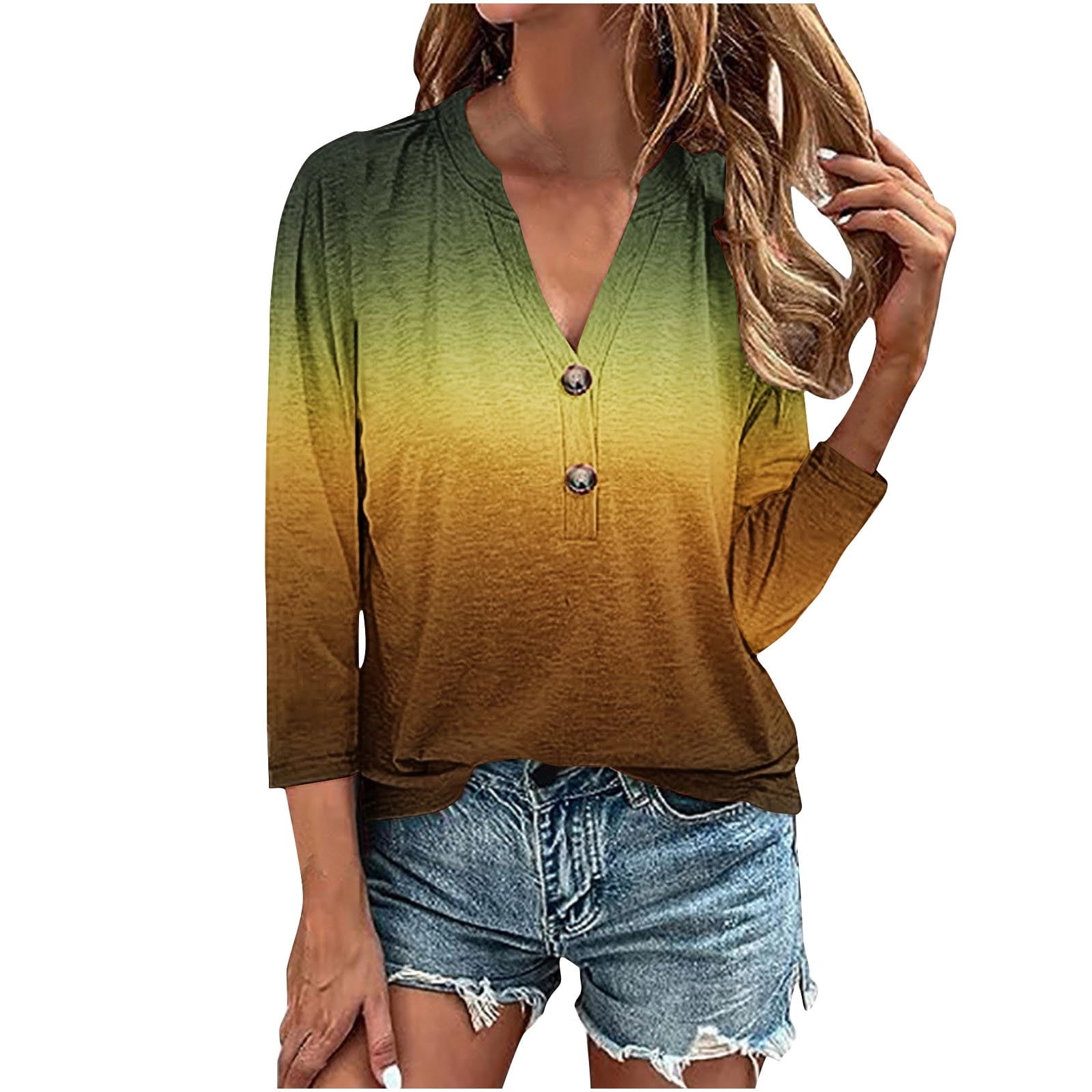 Bogo Spring Blouses For Women 2025 Womens Summer Tops Plus Size ...