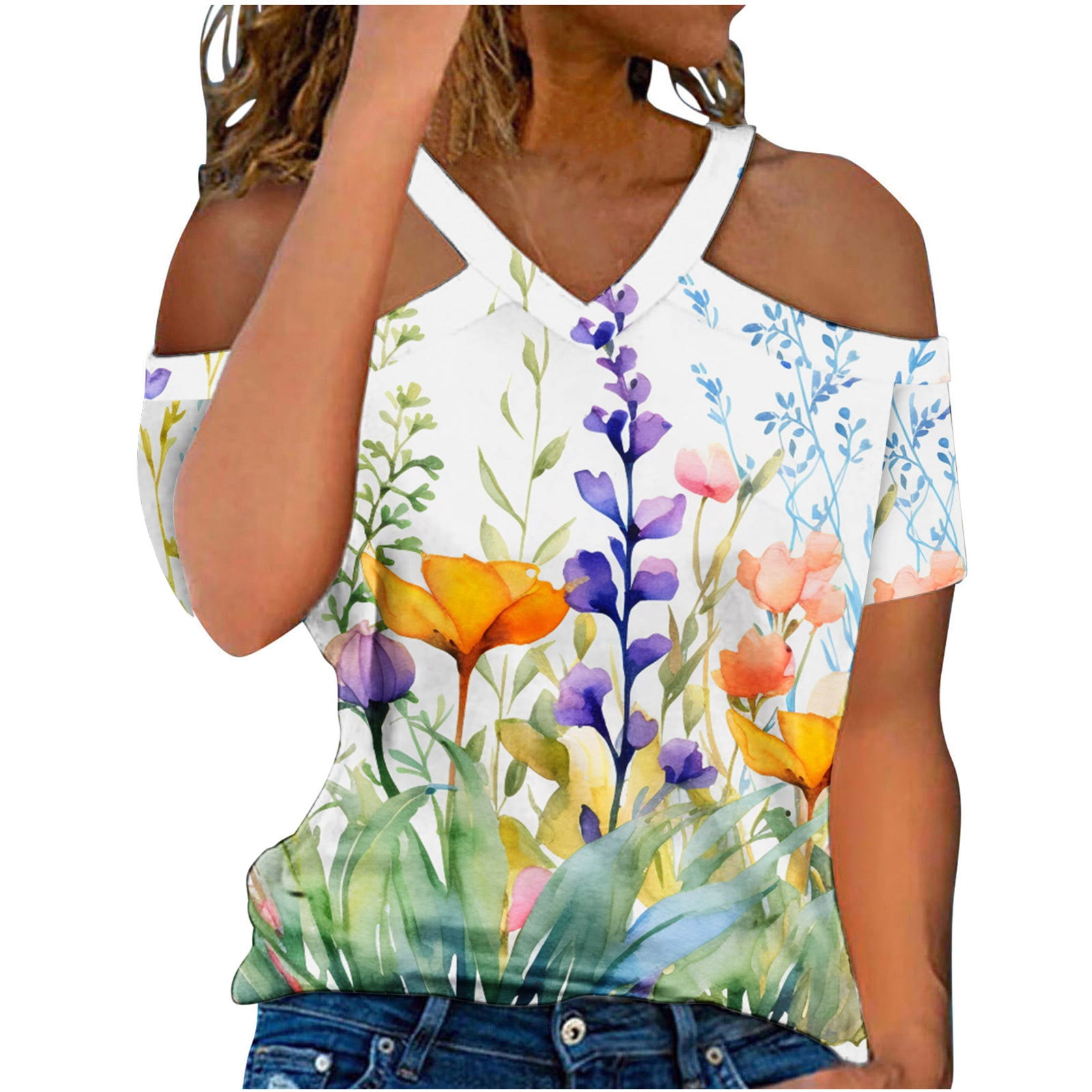 Bogo Spring Blouses For Women 2025 Womens Plus Size Tops Dressy Casual ...