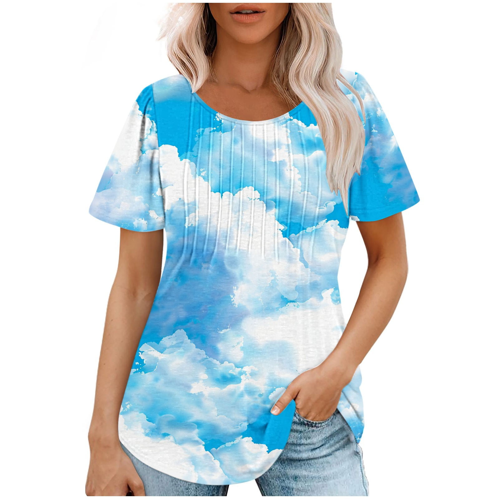 Bogo Summer Blouses For Women 2025 Plus Size Womens Tops Dressy Casual ...