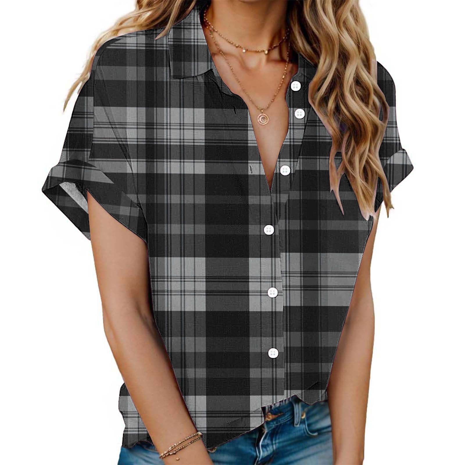 Bogo Summer Tops For Women Vacation Womens Tops Short Sleeves Dressy ...