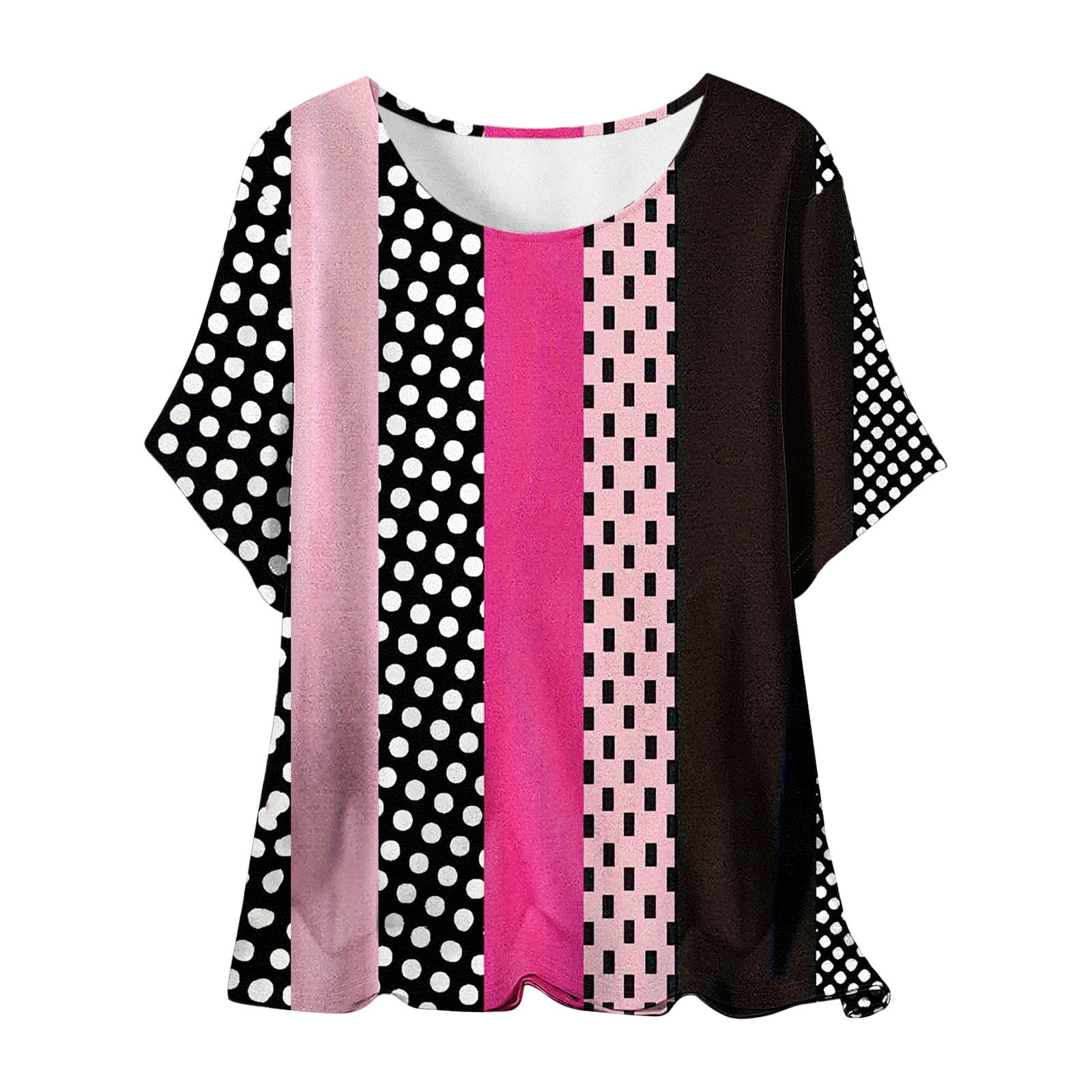 Bogo Womens Spring Tops 2025 Trendy Womens 3/4 Sleeve Tops Plus Size ...