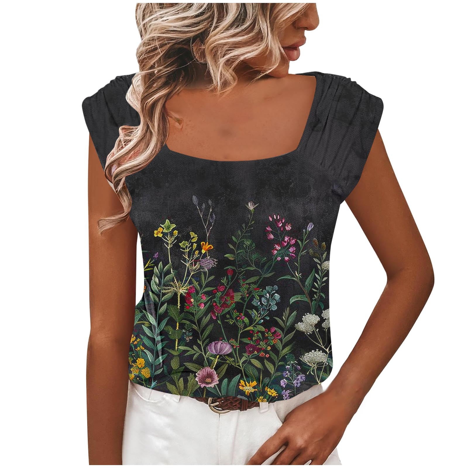 Bogo Womens Spring Tops 2025 Trendy Womens Plus Size Tops Dressy Casual ...