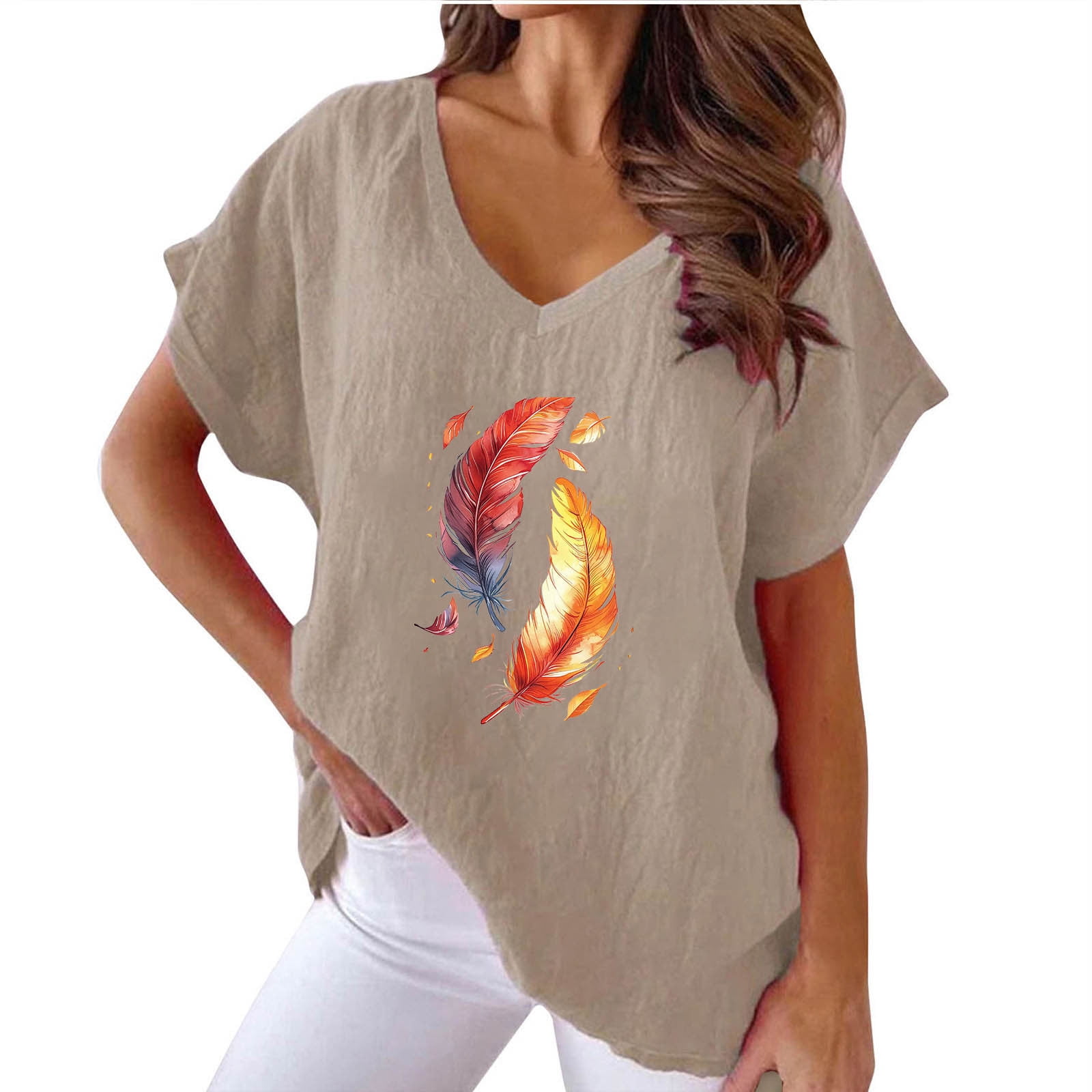 Bogo Womens Tops Spring Summer Fashion 2025 Womens Tops Dressy Casual ...