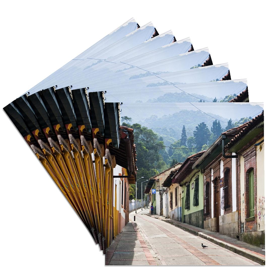 3drose, Bogota, Colombia. Colorful Buildings in Downtown - Sa06 Mwr0021 ...