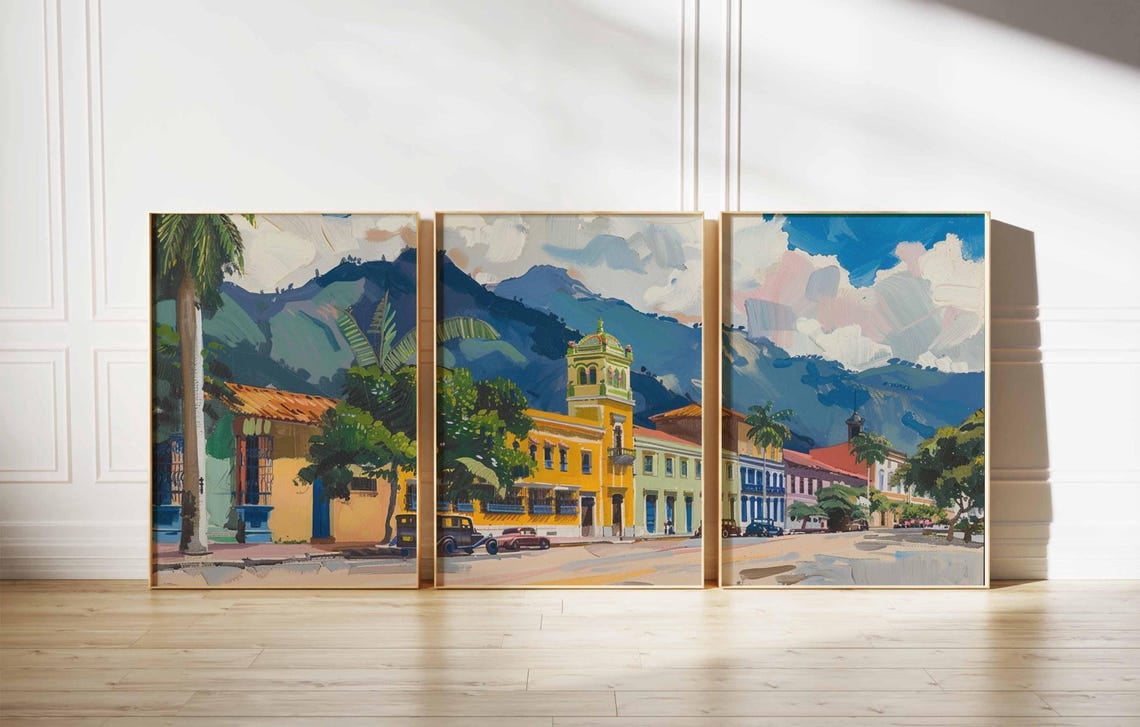Bogota Colombia Travel South America Wall Art Cityscape Decor Bogota ...
