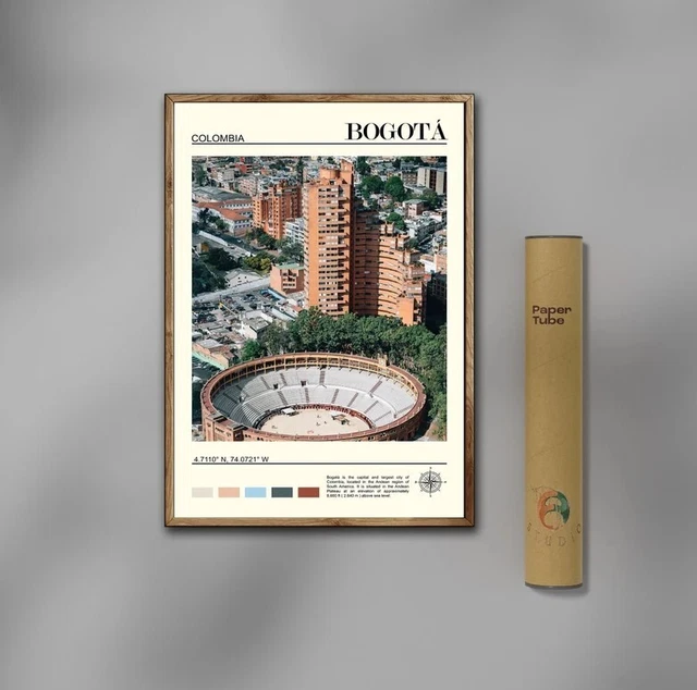 Bogota Print, Bogota Wall Art, Bogota Poster, Bogota Photo, Colombia ...