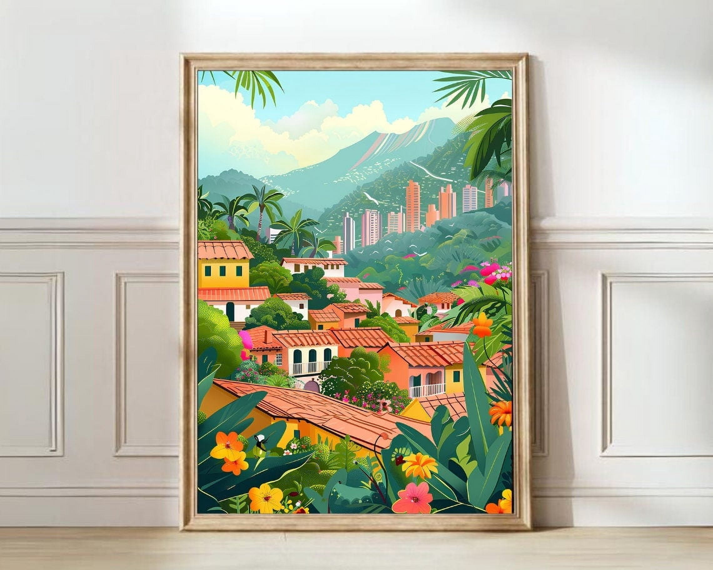Bogota Print Colombia Illustration Bogota Travel Poster Bogota Painting ...