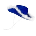 Bogrsely Homburg Cowboy Hats with UniqueFeat--Fedoras Hat Top Hat ...