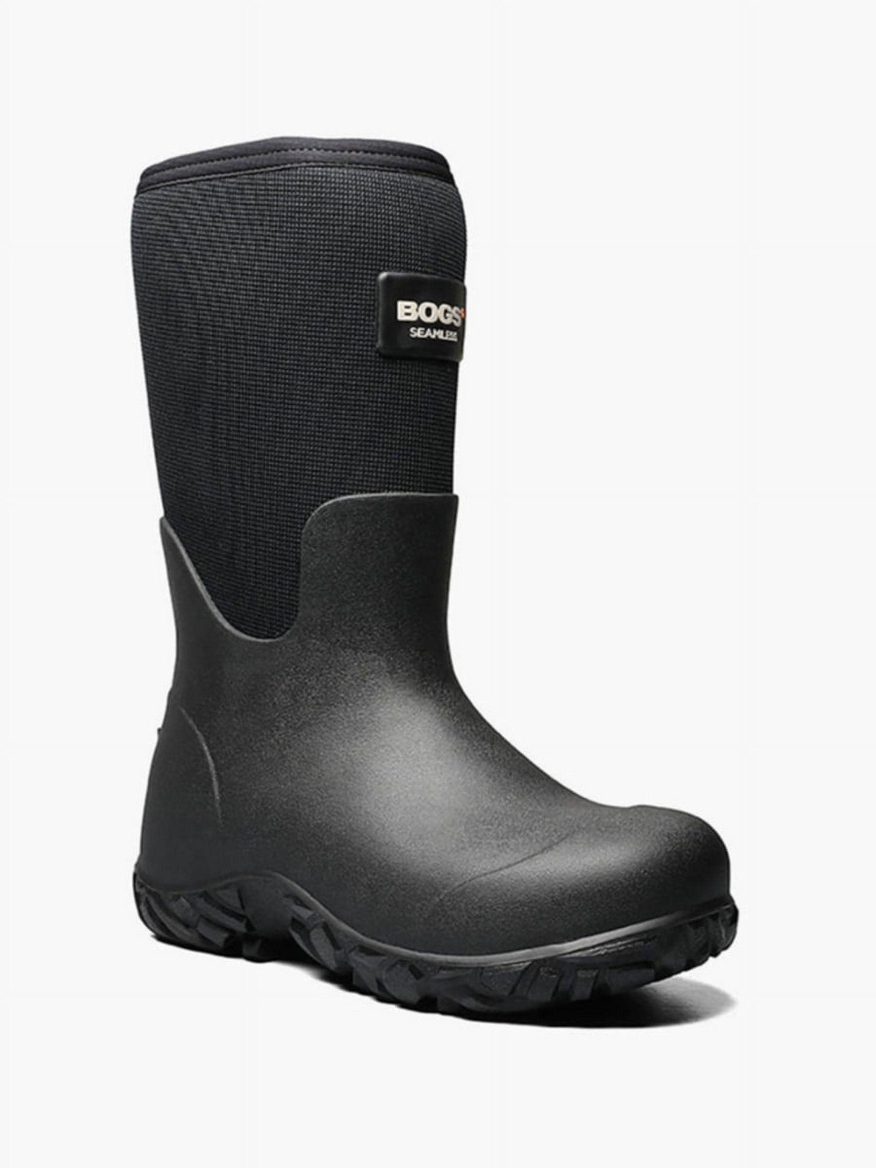 Bogs Men's Workman Insulated Work Boot Round Toe Black 9 D(M) US ...